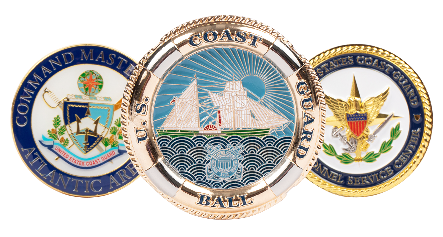 Custom Coast Guard Challenge Coins | Command Challenge Coins