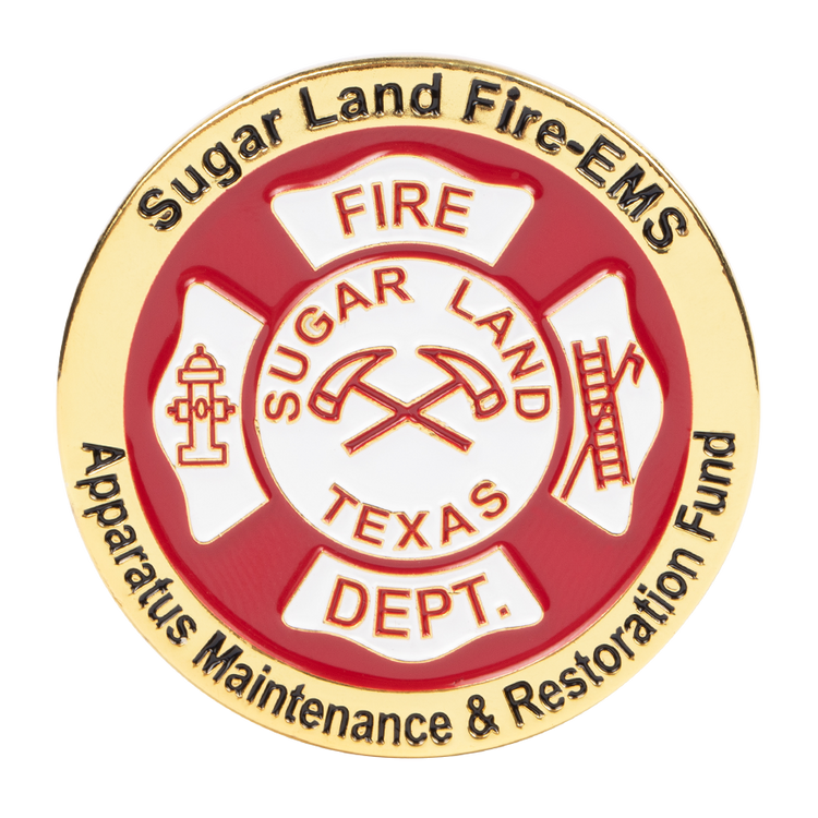 Custom Fire Department Challenge Coins | Command Challenge Coins