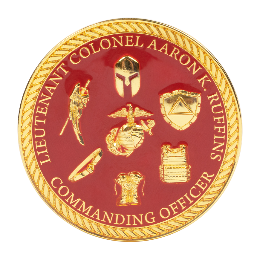 Personalized Custom Challenge Coin Display | Command Challenge Coins