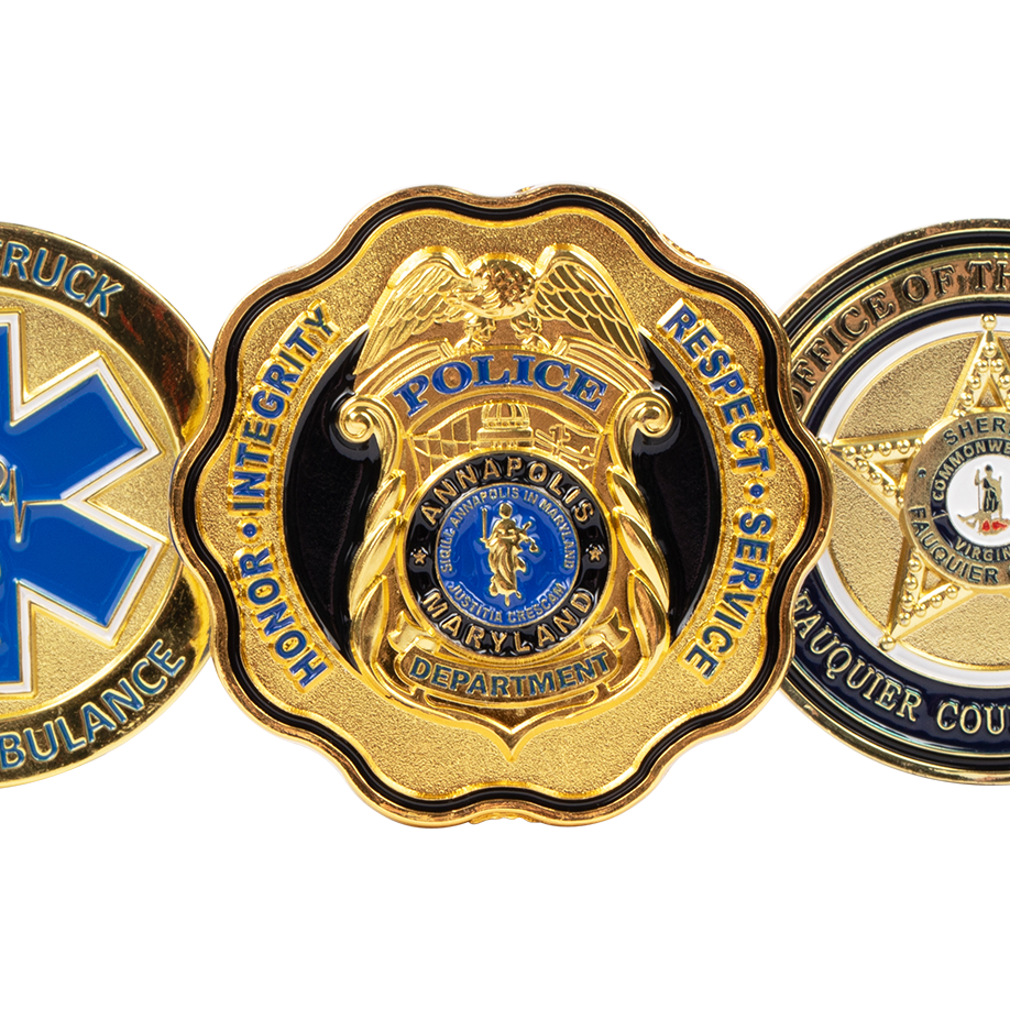 Custom First Responder Challenge Coins | Command Challenge Coins