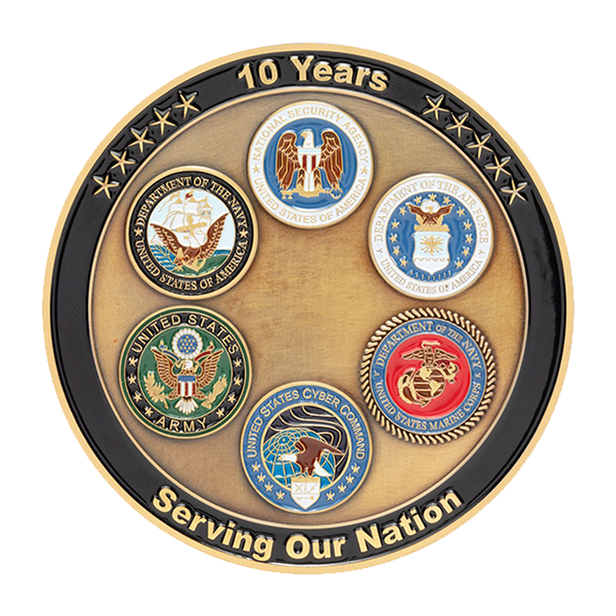 Custom NSA Challenge Coins | Command Challenge Coins